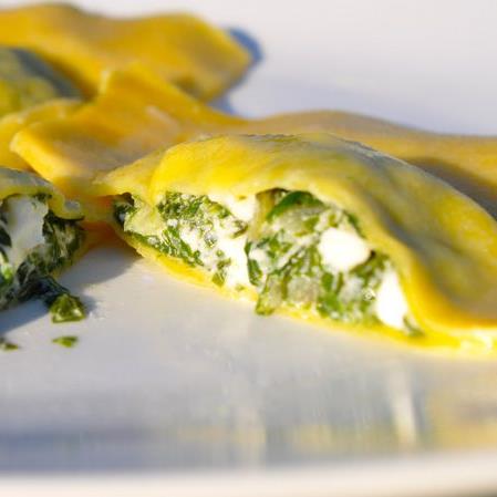 Špinačni ravioli/Spinach ravioli – Culinary journey by me